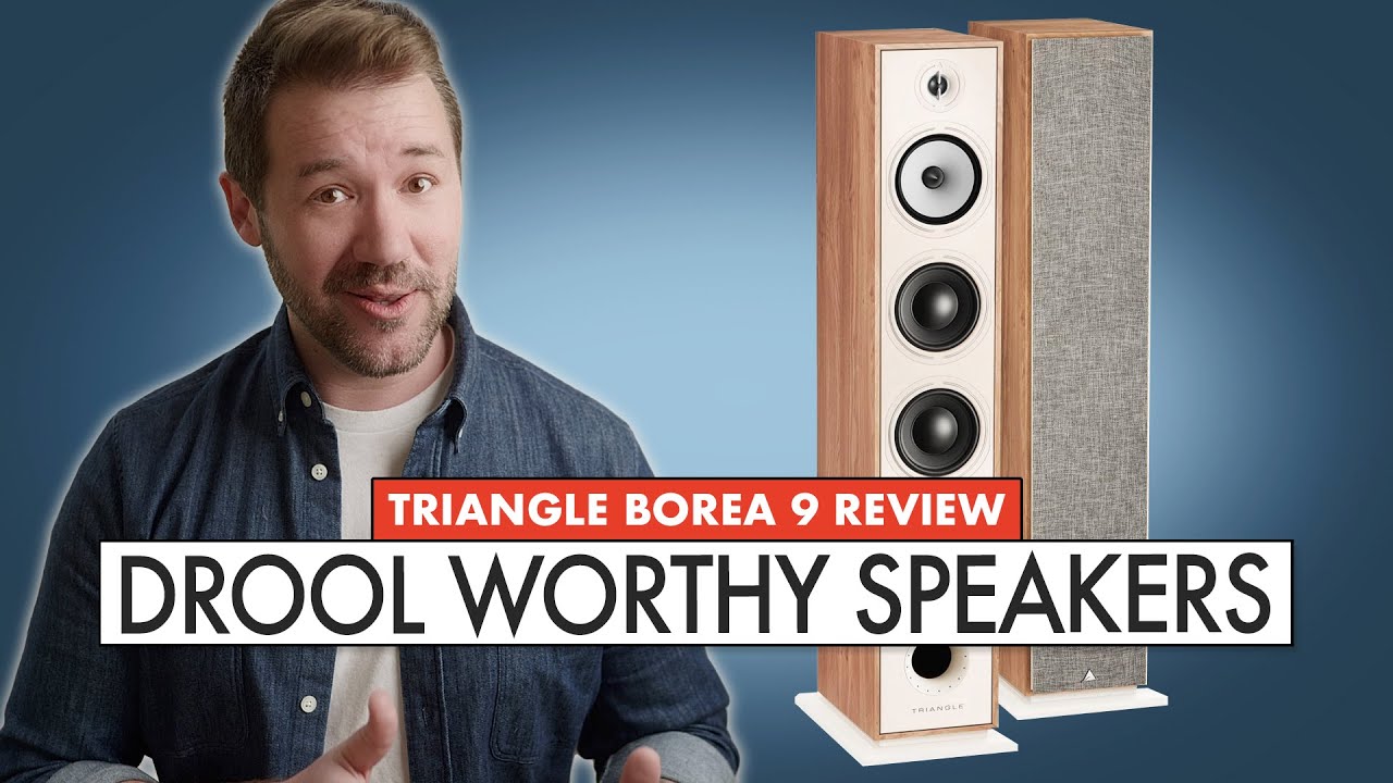 Triangle Speaker Review! Borea Br09 Speakers - Stylish HiFi Speaker - YouTube