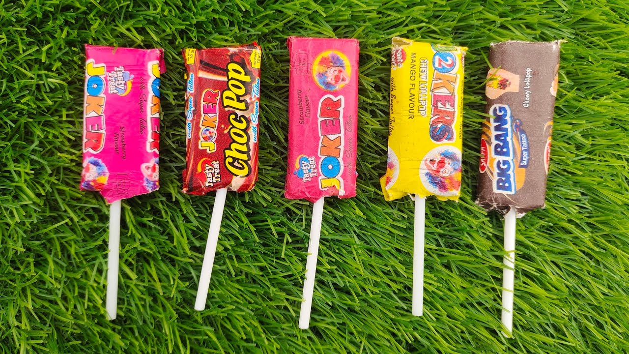 Lollipops Unpacking ASMR 🍭 Chupa Chups Big Babol, Alpenliebe Lollipop ...