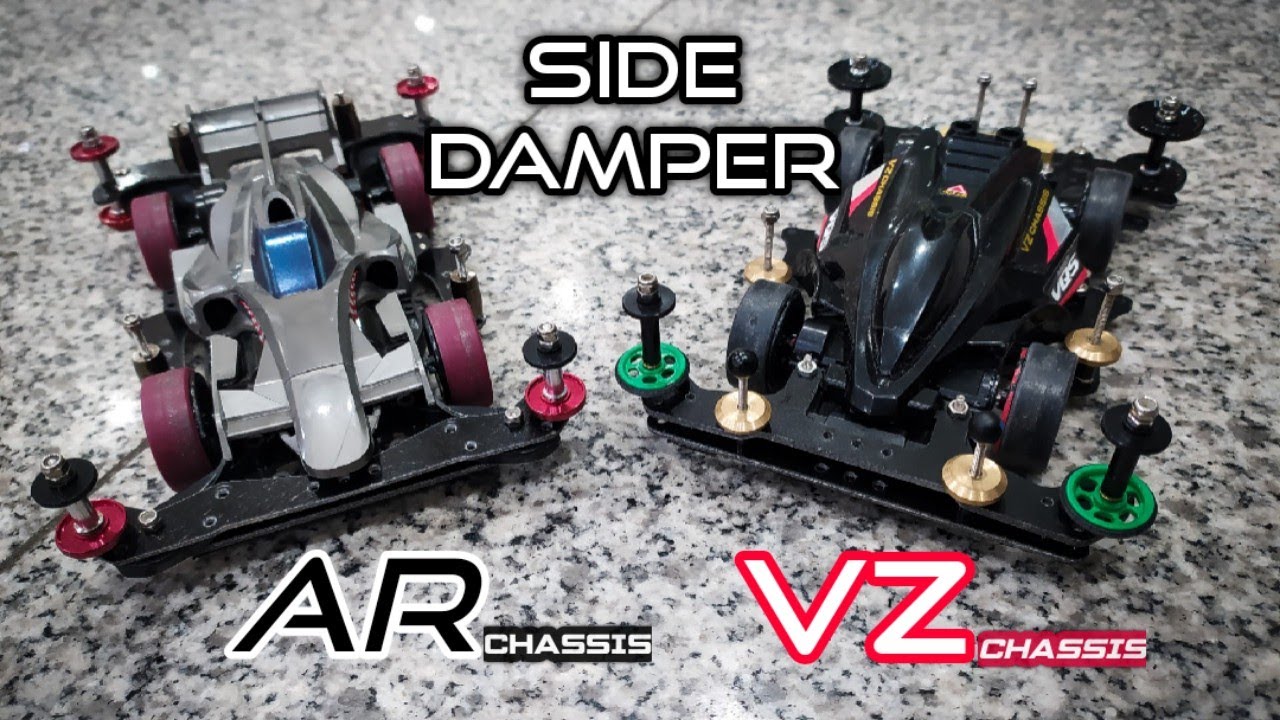 SIDE DAMPER CLASS. TEST RUN AR CHASSIS & VZ CHASSIS - YouTube