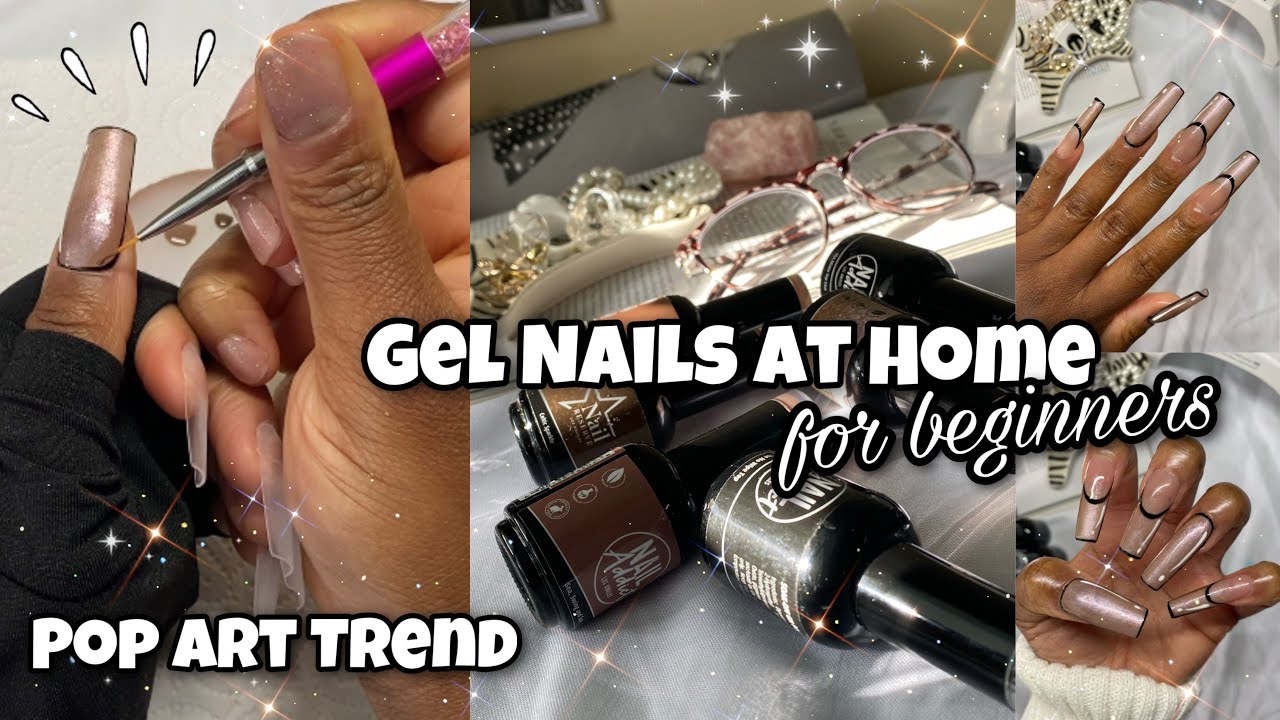 HOW TO: GEL NAILS AT HOME for BEGINNERS | NEW* NAIL RESERVE GEL POLISH ...