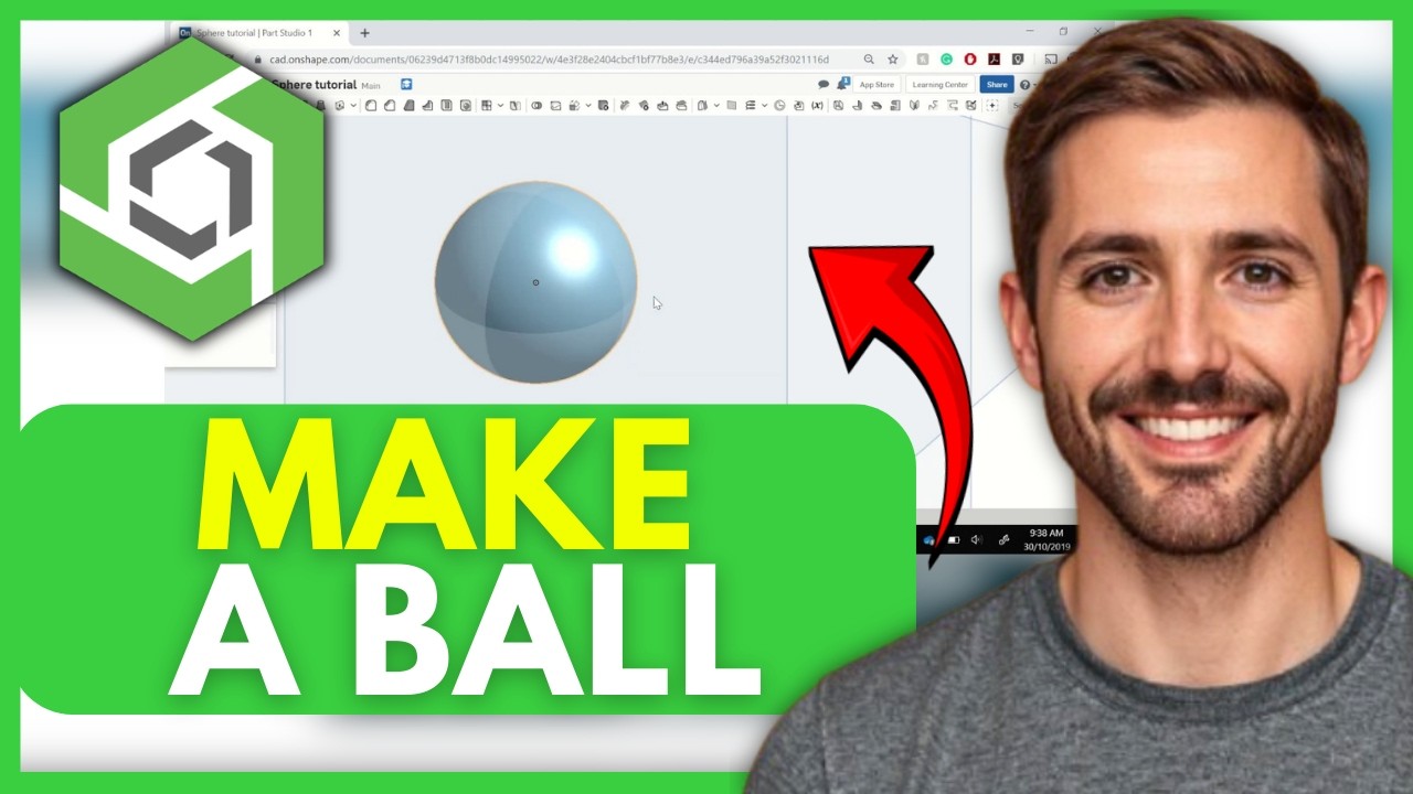 How To MAKE A Ball In Onshape (EASY) 2026 - YouTube