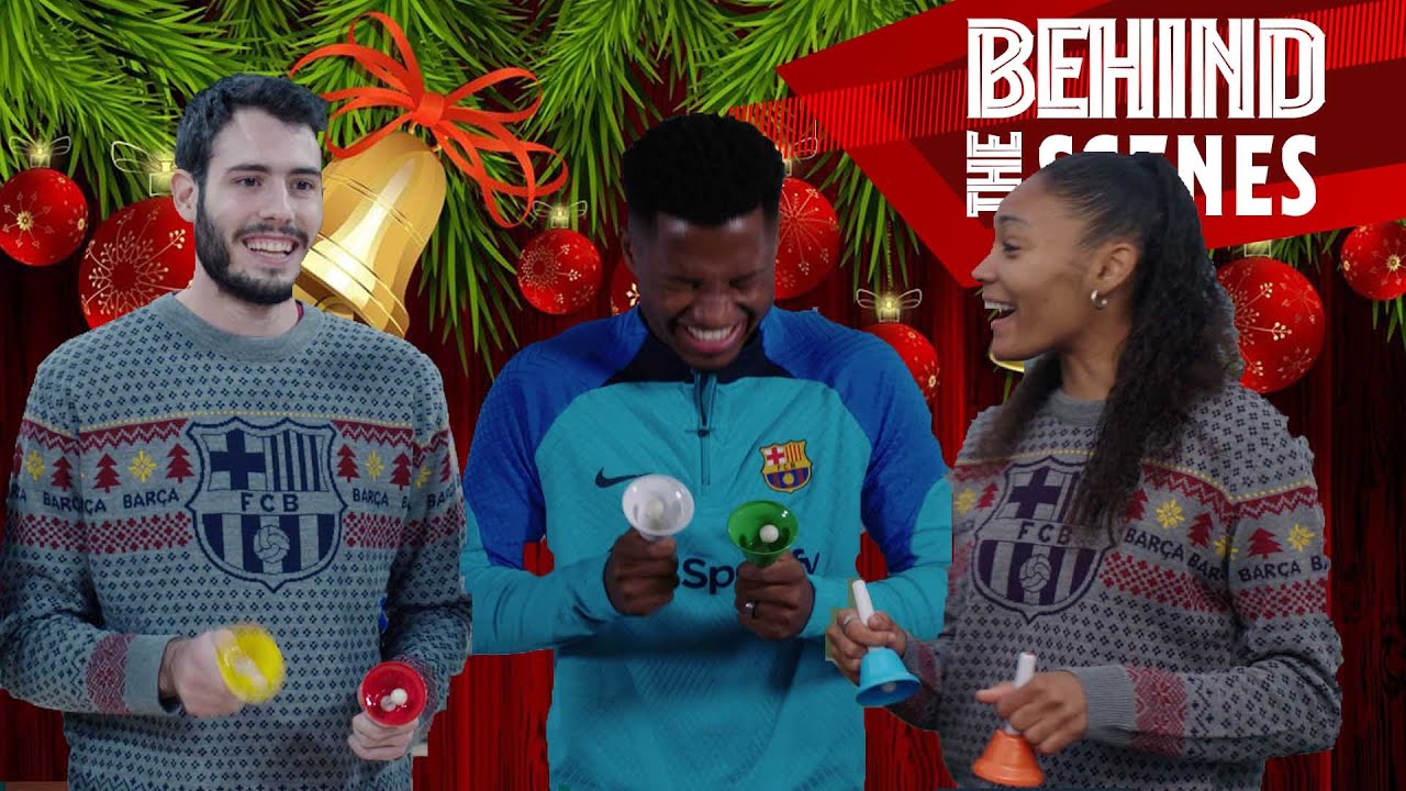 🎄🔔 BEHIND THE SCENES OF THE 'JINGLE BELLS CHALLENGE´🎅 - YouTube