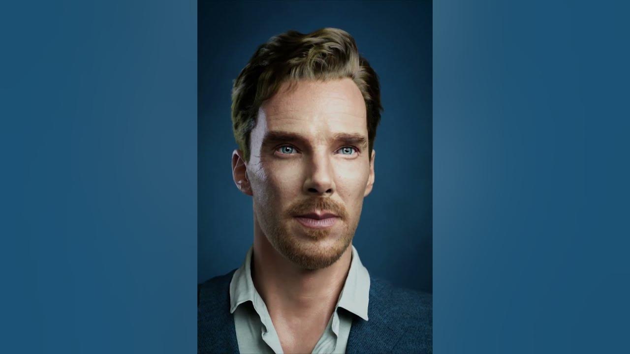 Benedict Cumberbatch 3D Portrait - YouTube