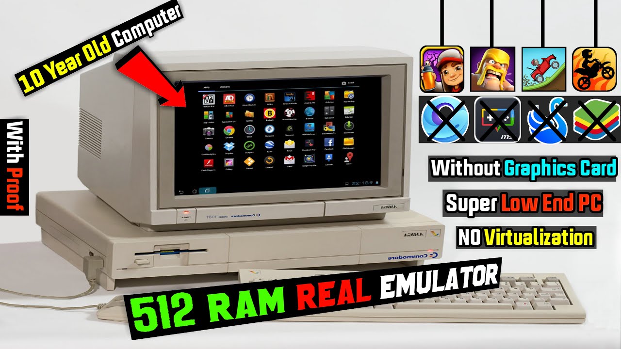 New World Powerful & Lightest Android Emulator For 512MB RAM Computers ...