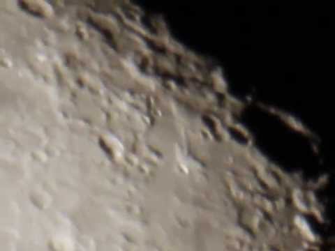 Tour of the Moon's Terminator by Telescope - YouTube