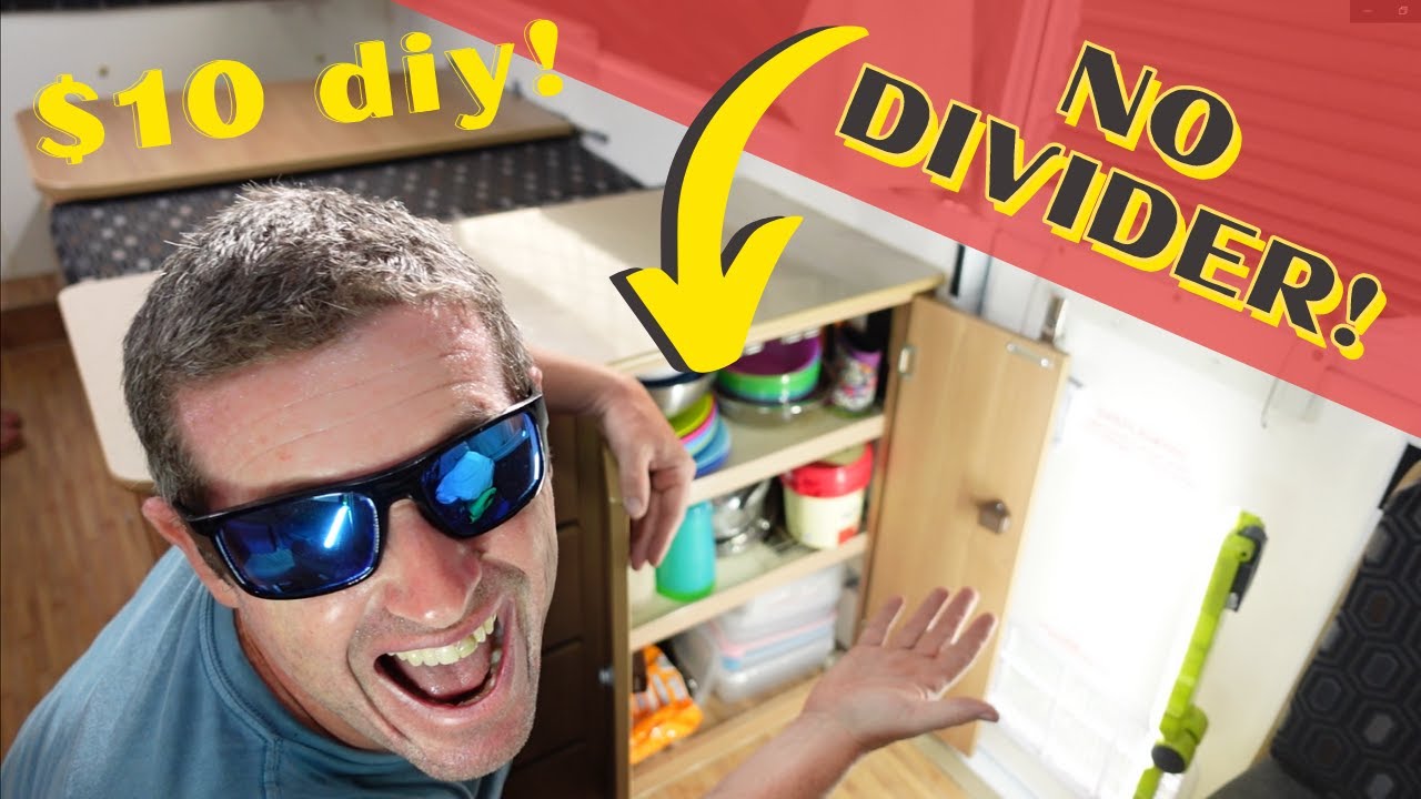 LIVE | Easy DIY cupboard central divider removal in our - Jayco Swan ...