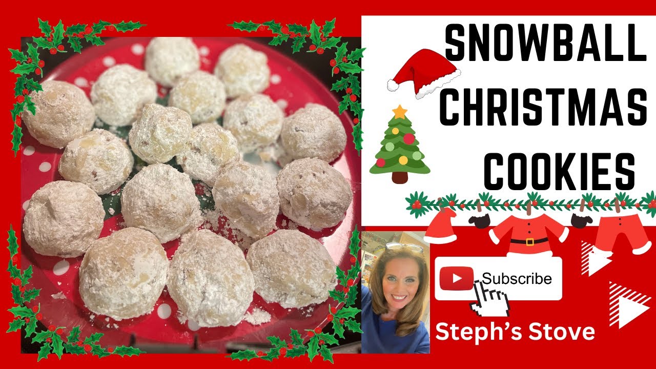 Snowball Christmas Cookies-Steph’s Stove - YouTube