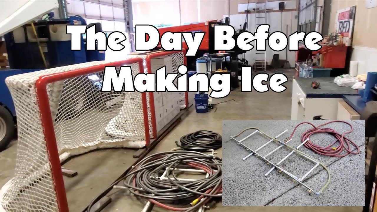 Prepping for Spraying Water and Paint, Making Ice - YouTube