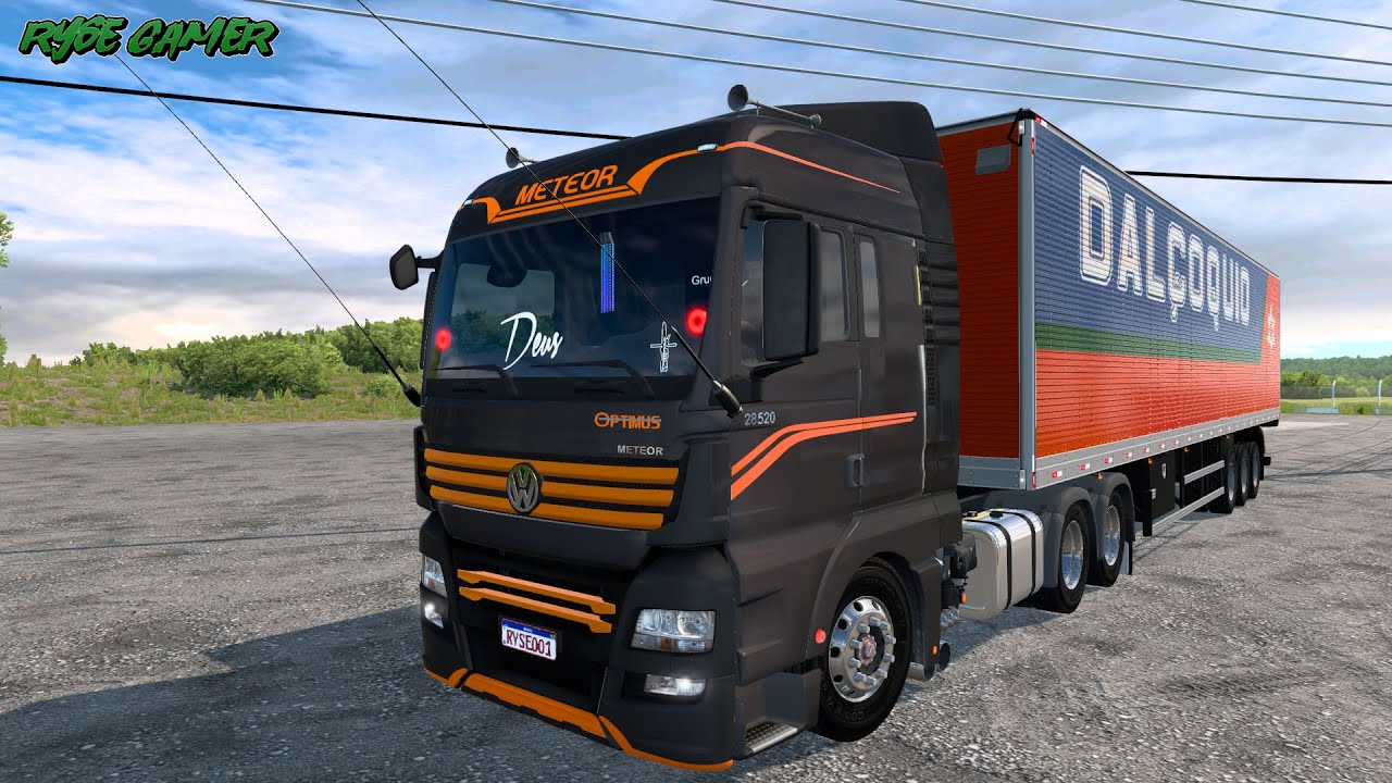 ETS2 LANÇAMENTO TOP VW METEOR VARIOS ACESSORIOS SKINS E RONCOS MOD ...