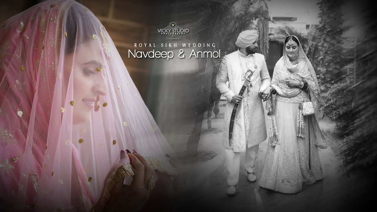 BEST SIKH WEDDING TEASER 2024 | NAVDEEP & ANMOL | VICKY STUDIO ...