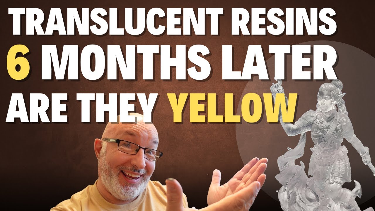 Translucent Resins 6 Months Later Are They Yellow - YouTube
