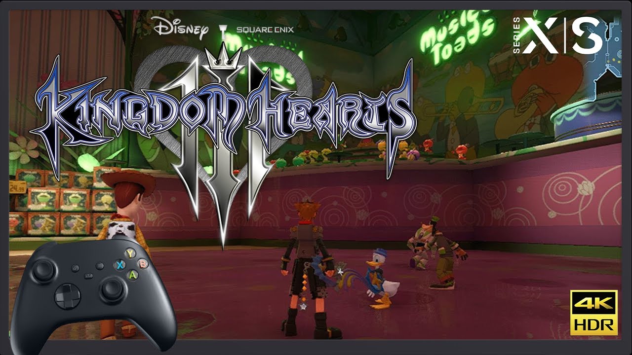 Kingdom Hearts III - Xbox Series X 4K HDR 60fps Gameplay - Toy Story ...