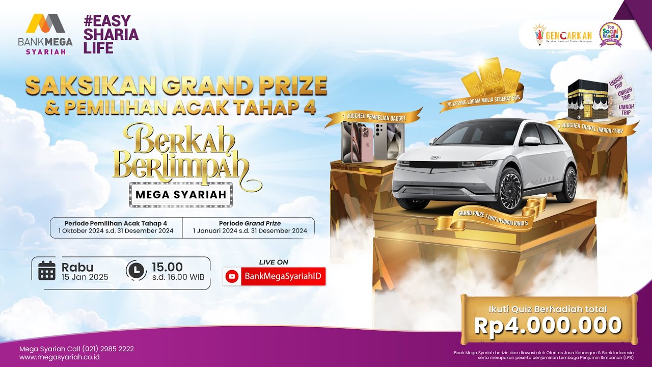BBM SYARIAH - PEMILIHAN ACAK PEMENANG HADIAH GRAND PRIZE - YouTube