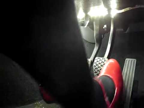 Victoria Clare Stuck in the Mud BMW in Red Heels