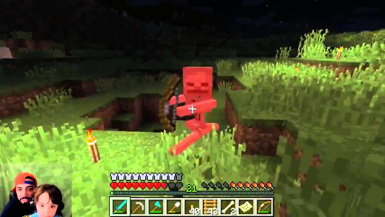 Girl scared of Minecraft baby zombies!!! - YouTube