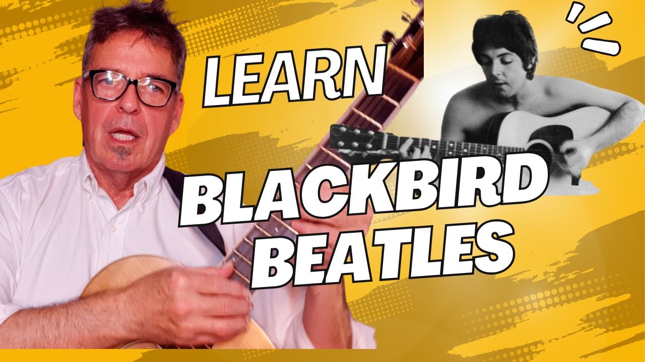 blackbird beatles guitar lesson fingerstyle - YouTube