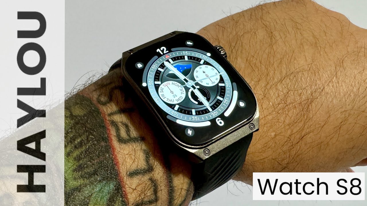 HAYLOU Watch S8 - New Smartwatch AMOLED Curved Screen - YouTube
