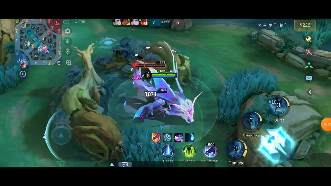 AMON HIDE ATTACK, MOBILE LEGEND BANG BANG - YouTube