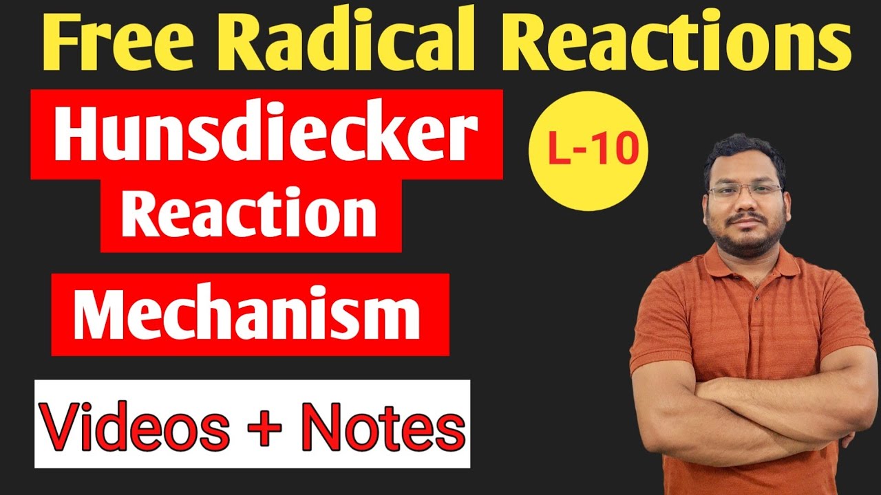 Hunsdiecker Reaction | Mechanism | Examples | by pankaj sir - YouTube