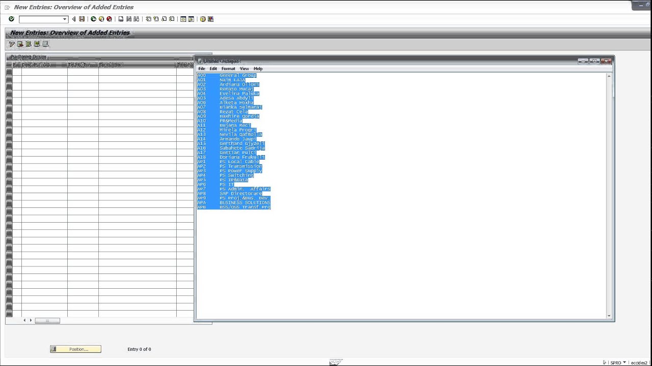SAP MM - Create Purchasing Group - YouTube