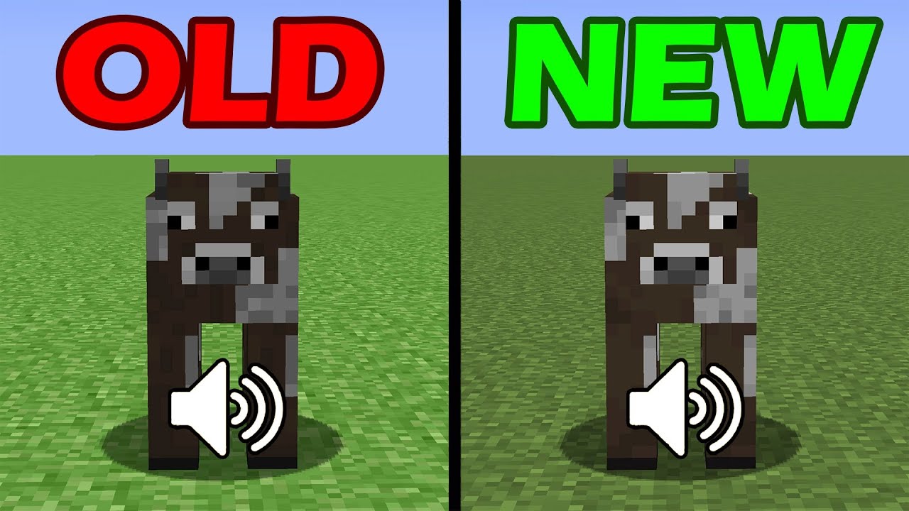 old vs new sound minecraft - YouTube