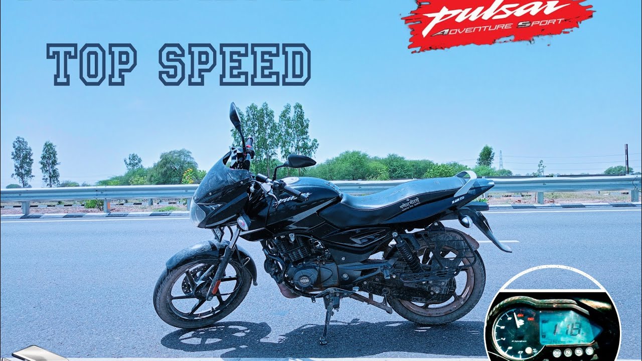 PULSER 125 Top Speed Test | Race Till End 120+ - YouTube