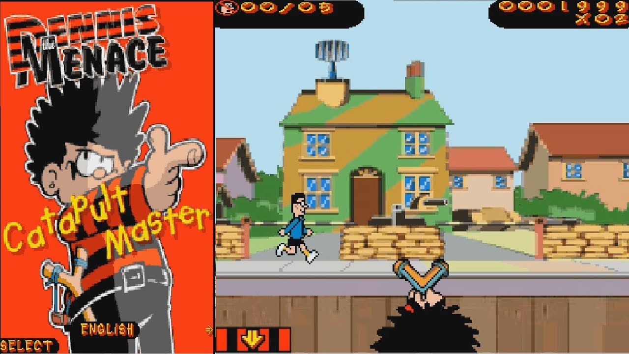 Dennis The Menace - Catapult Master (Mobile Java Game) - YouTube