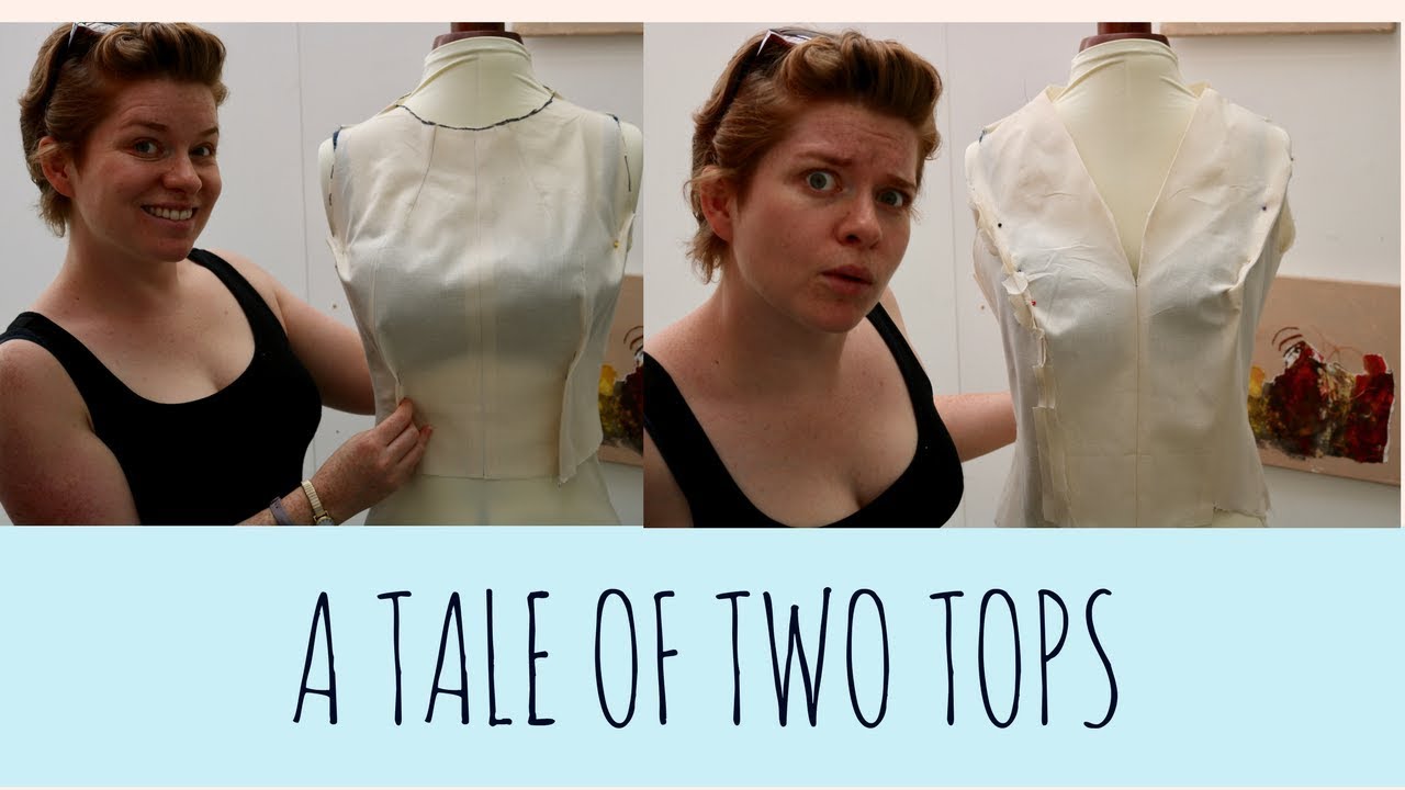 Designing Two Tops for Woven Fabrics - YouTube