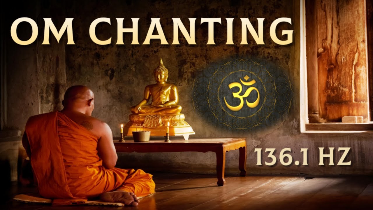 🔴 LIVE - Healing Om Mantra Chanting at 136.1 Hz | Deep Meditation and ...