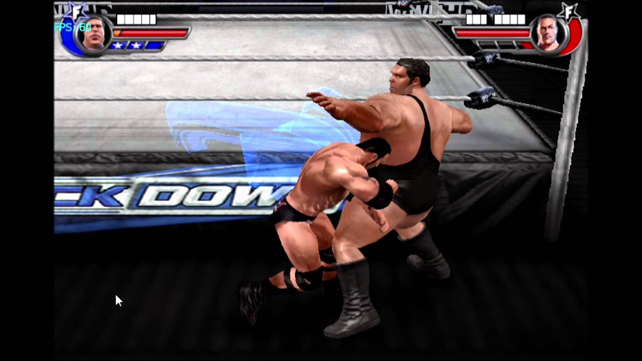 WWE ALL STARS ON DOLPHIN wii emulator. - YouTube