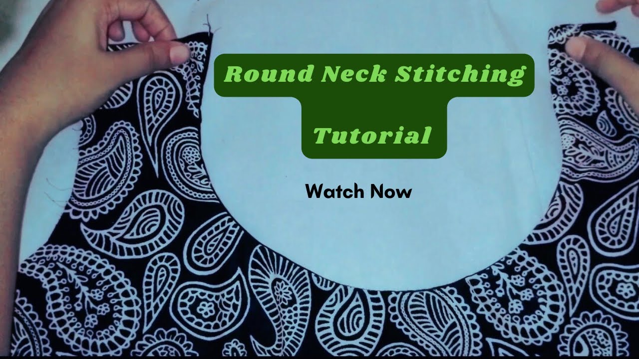 A very easy way of Neck stitching.... | basictrendz | neck Design ...