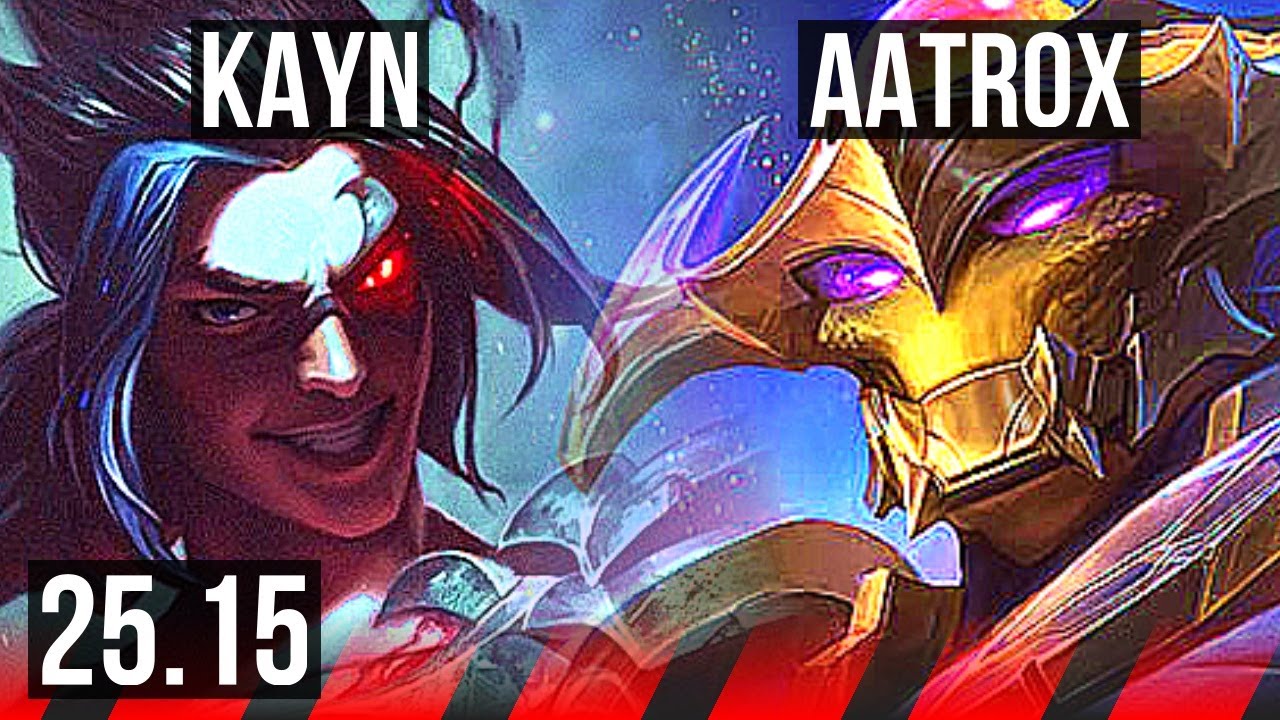 KAYN vs AATROX (TOP) | 14/1/3, Legendary | EUW Master | 25.15 - YouTube