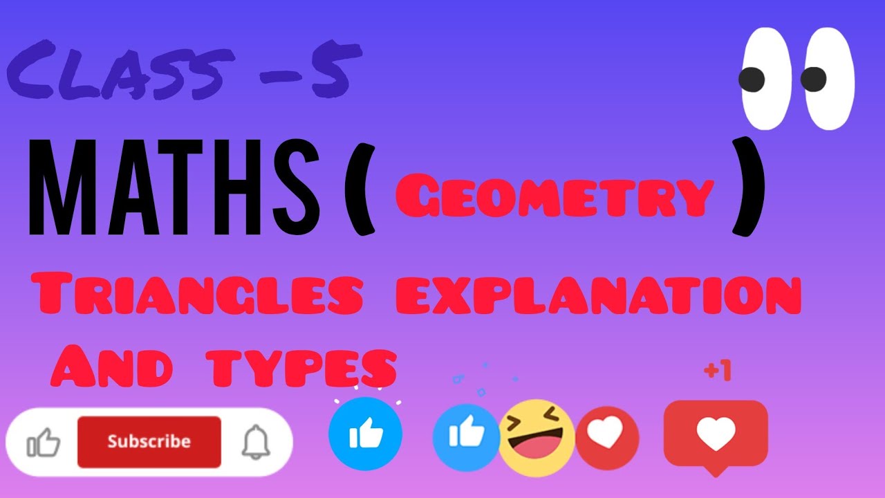 Class5 maths chapter geometry triangles explanation.class5 maths types ...