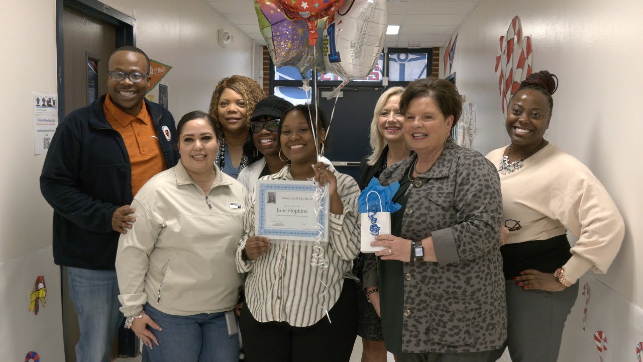 Garland ISD: Sub Club Celebration-June Hopkins - YouTube
