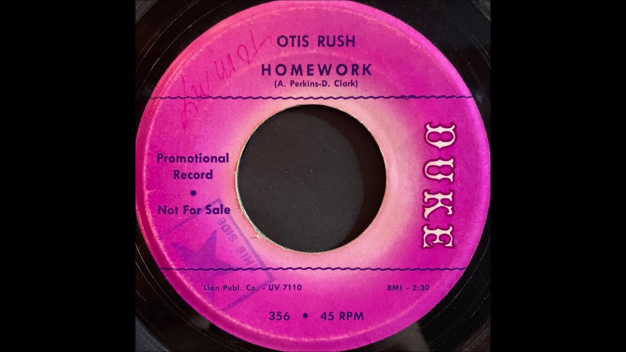 Otis Rush - Homework (Duke) - YouTube