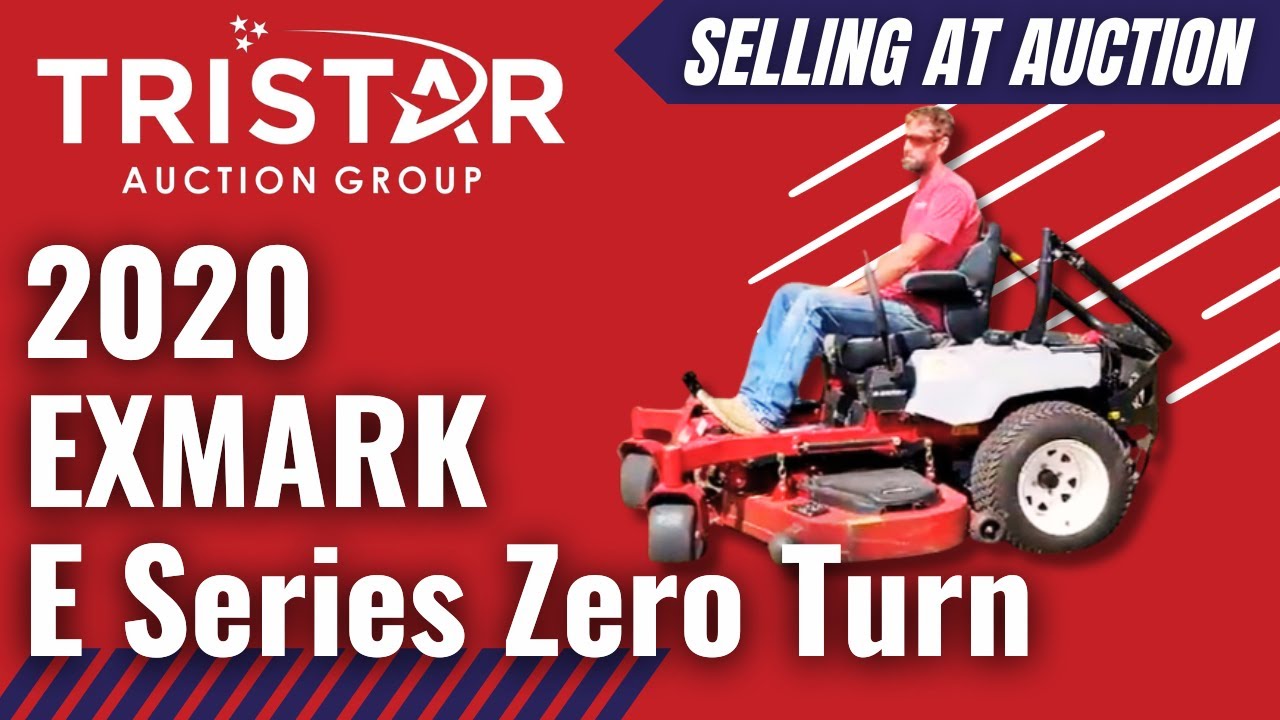 2020 EXMARK E Series Zero Turn (4064) - Selling at auction - YouTube