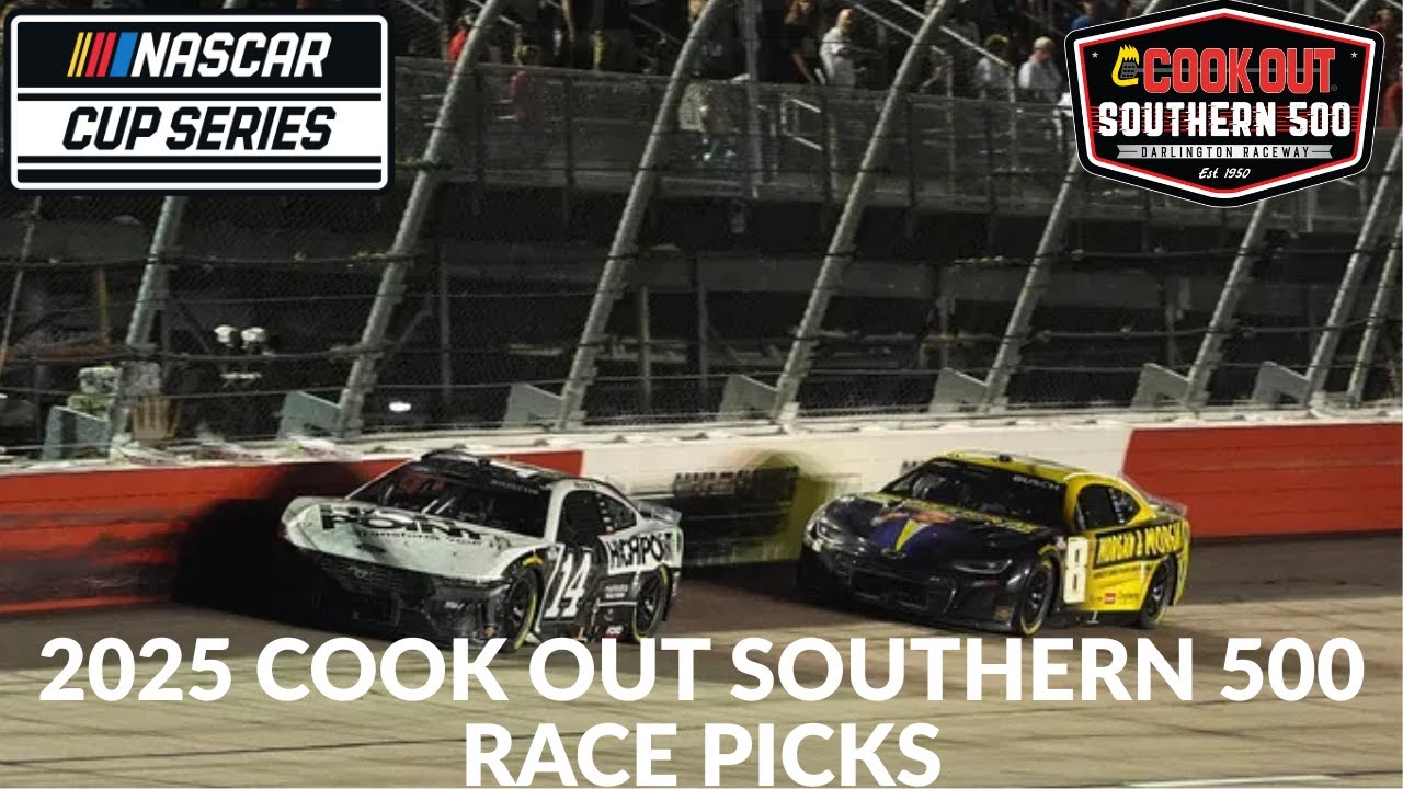 2025 Cook Out Southern 500 Race Picks - YouTube