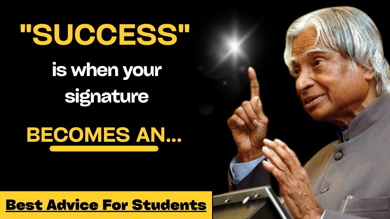 Success Is || Dr APJ Abdul Kalam Quotes On Success | Dr APJ Abdul Kalam ...