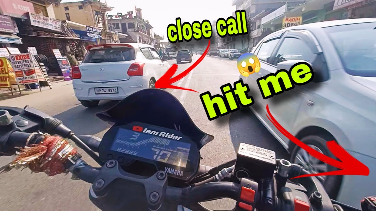 car hit me 😱 | Aaj kya hi ho gya | Thakur Rider - YouTube