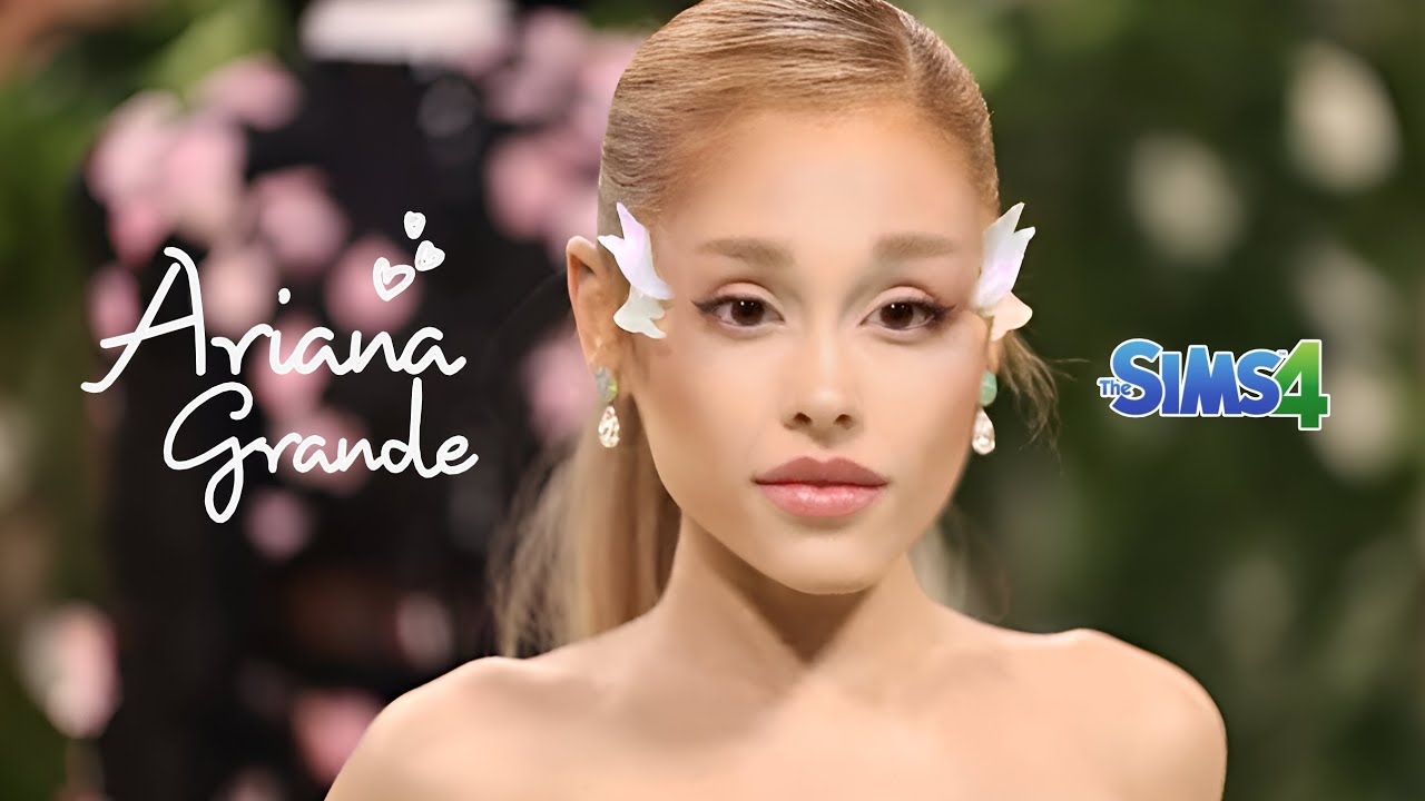 🪐 ARIANA GRANDE MET GALA 2024 SIMS 4 🪐 The Sims 4 CAS - YouTube