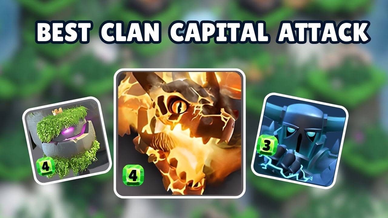 Best clan capital raid attack strategy with power PEKKA and super ...