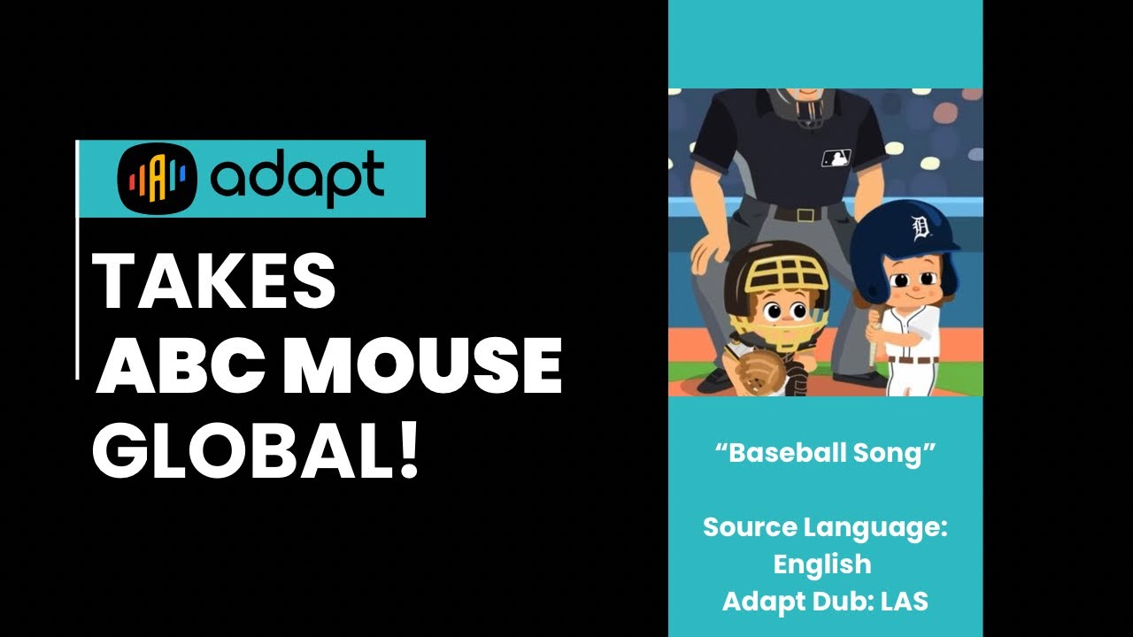Translation Spotlight: ABC Mouse x MLB “Baseball Song” in LAS - YouTube