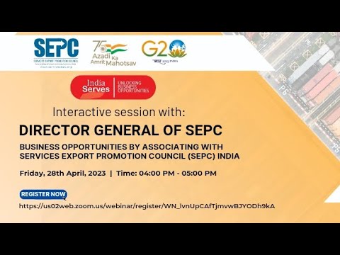 Interactive session with Director General-SEPC on 28th April, 2023 ...