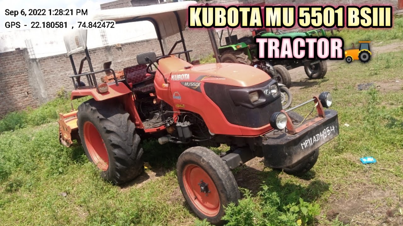 KUBOTA MU 5501 TRACTOR CHASSIS NUMBER & VIN PLATE LOCATION 🚜KUBOTA ...
