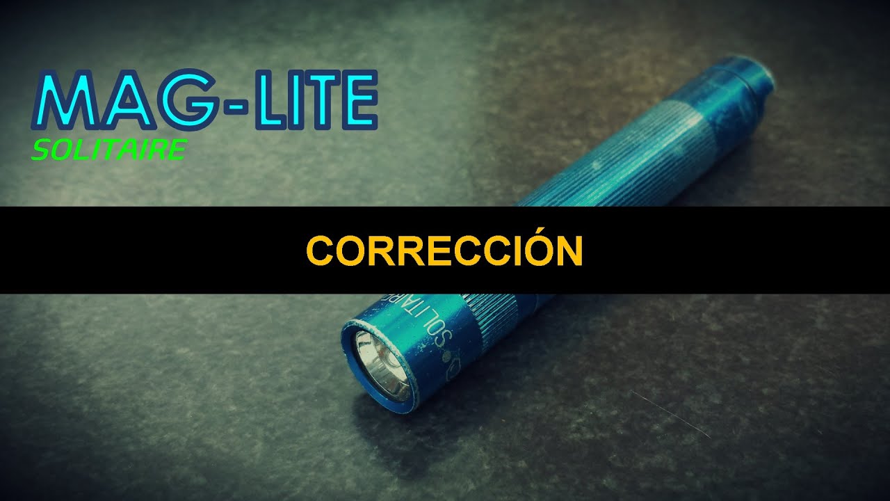 Un pequeño secreto en la Maglite Solitaire (Corrección a mi video ...