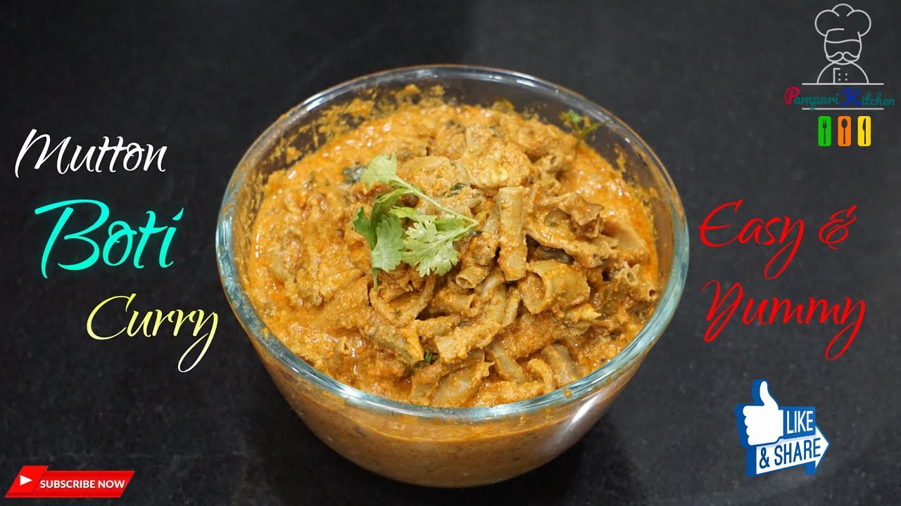 Boti curry recipe | Hyderabadi Boti Ka Salan | how to make MUTTON BOTI ...