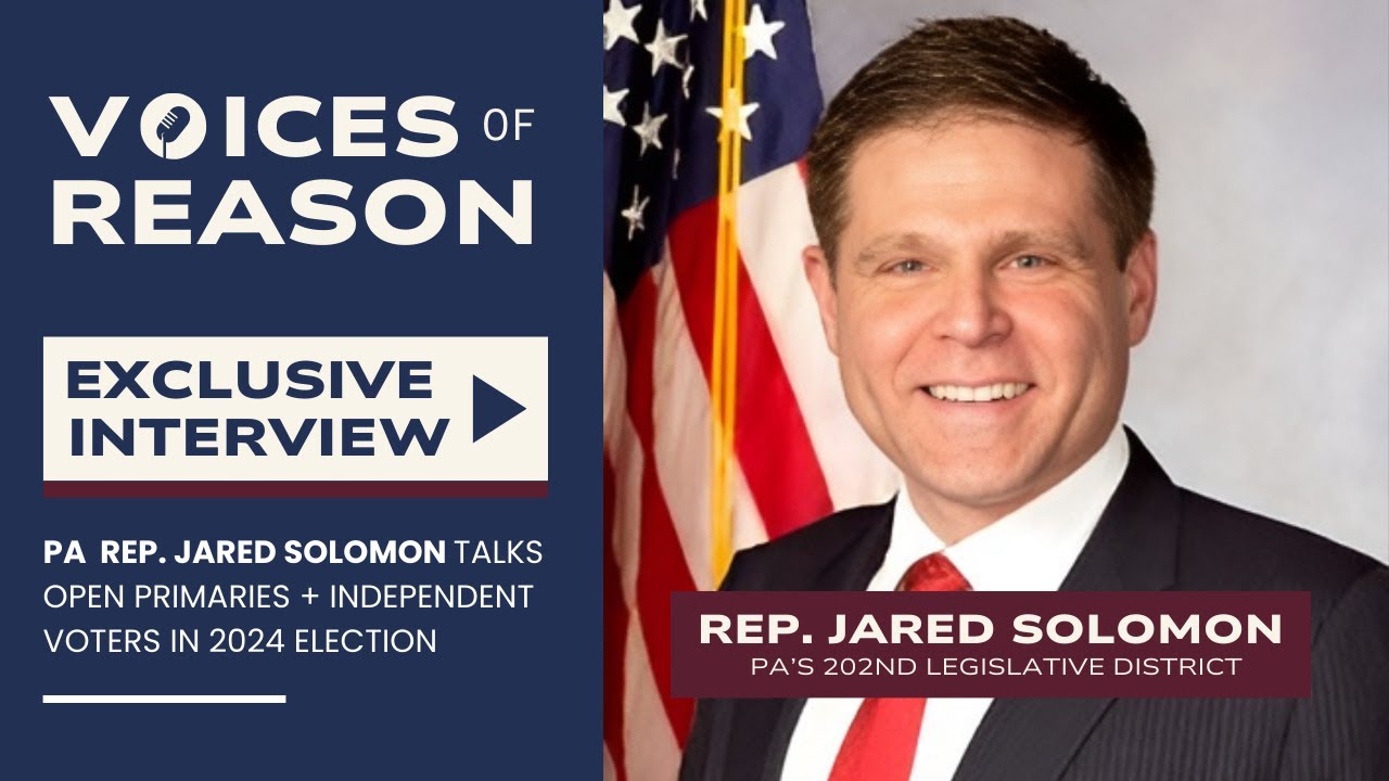 Rep. Jared Solomon Talks Open Primaries + Independent Voters – Voices of Reason Exclusive ...