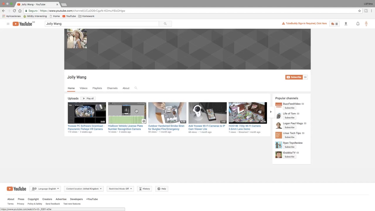 Hi3518E 720p Wi-Fi Camera 3.6mm Lens Demo - YouTube