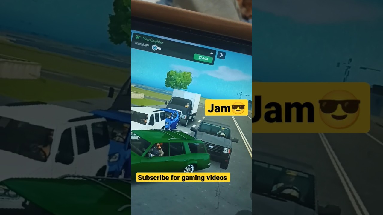 gta meh road par jam laga Diya | #3d #game #gta - YouTube