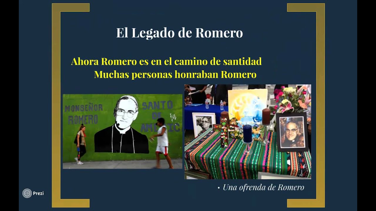 A short biography of OSCAR ROMERO for Spanish class - YouTube